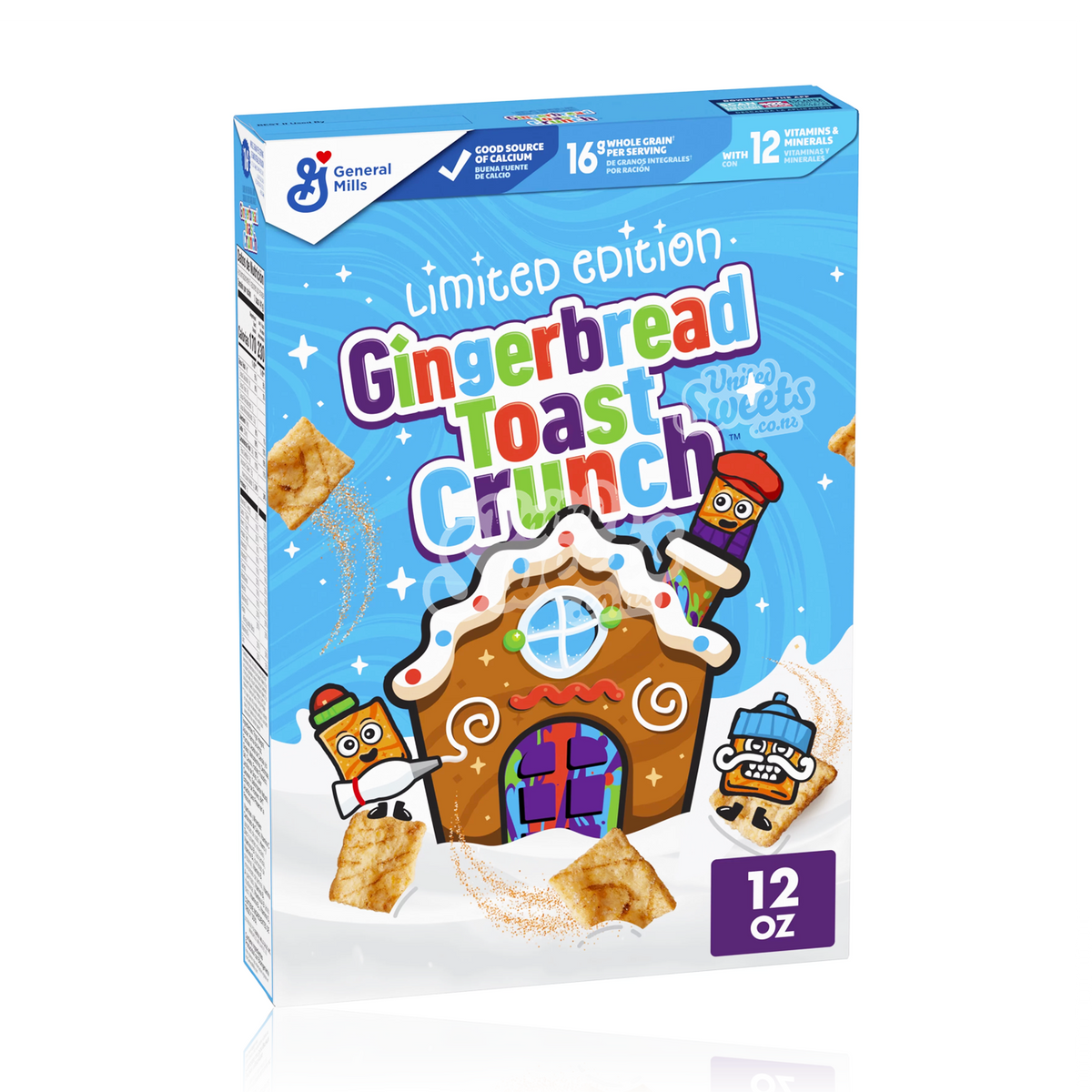Gingerbread Toast Crunch Cereal 340g (BB:08/08/24) – United Sweets