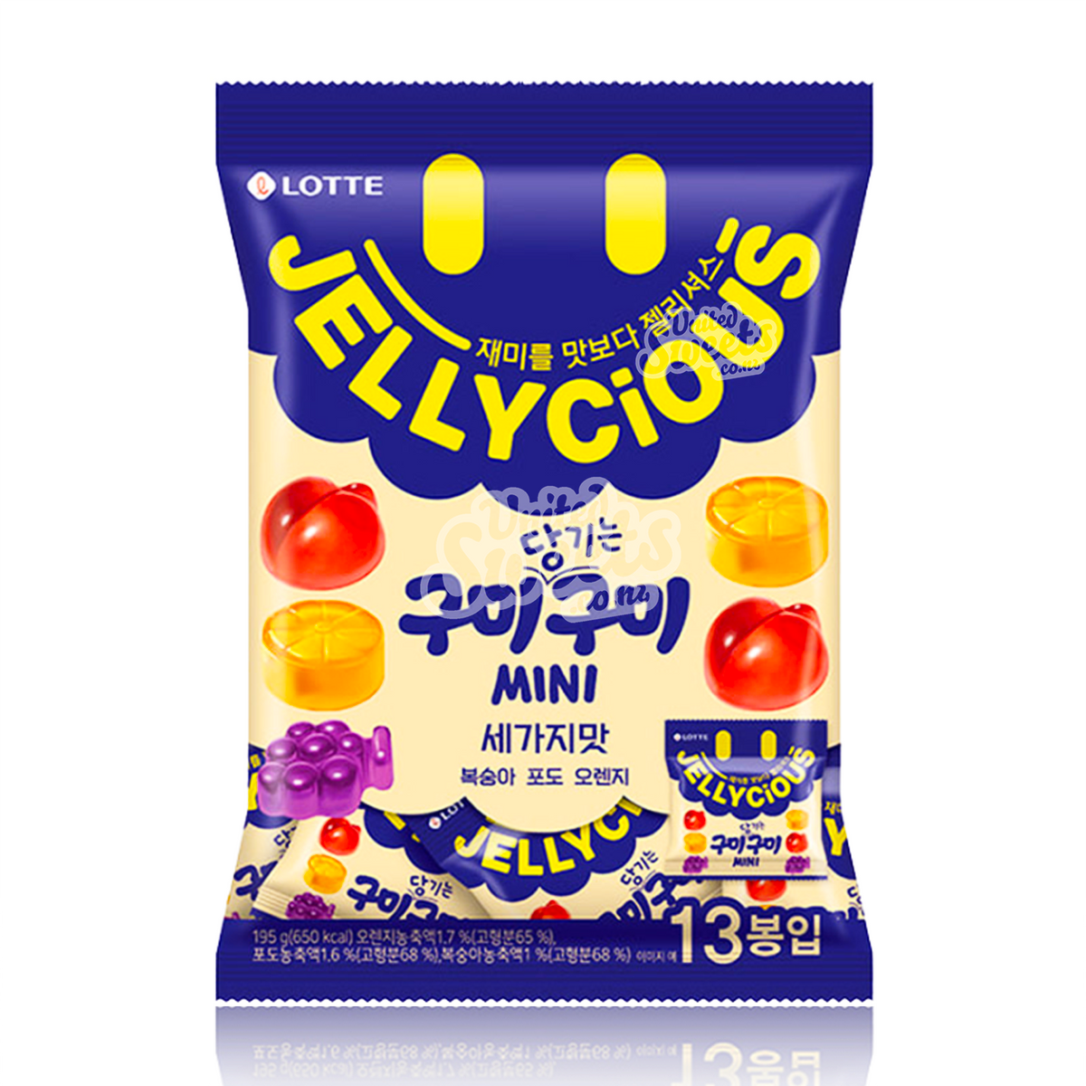 Lotte Jellycious Gummy Mini 195g (Made in Korea) – United Sweets
