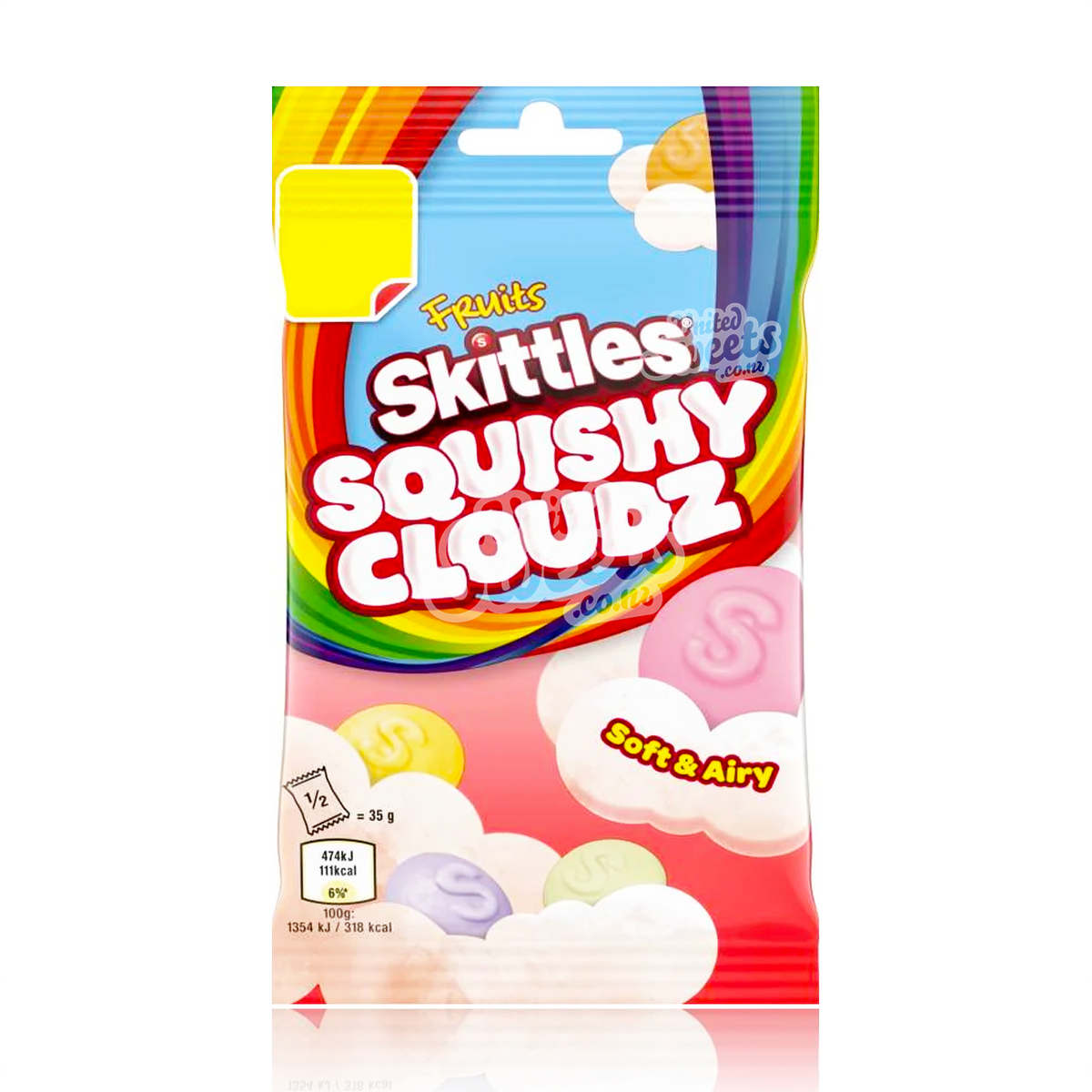Skittles Squishy Cloudz Fruit 70g (UK Made) – United Sweets