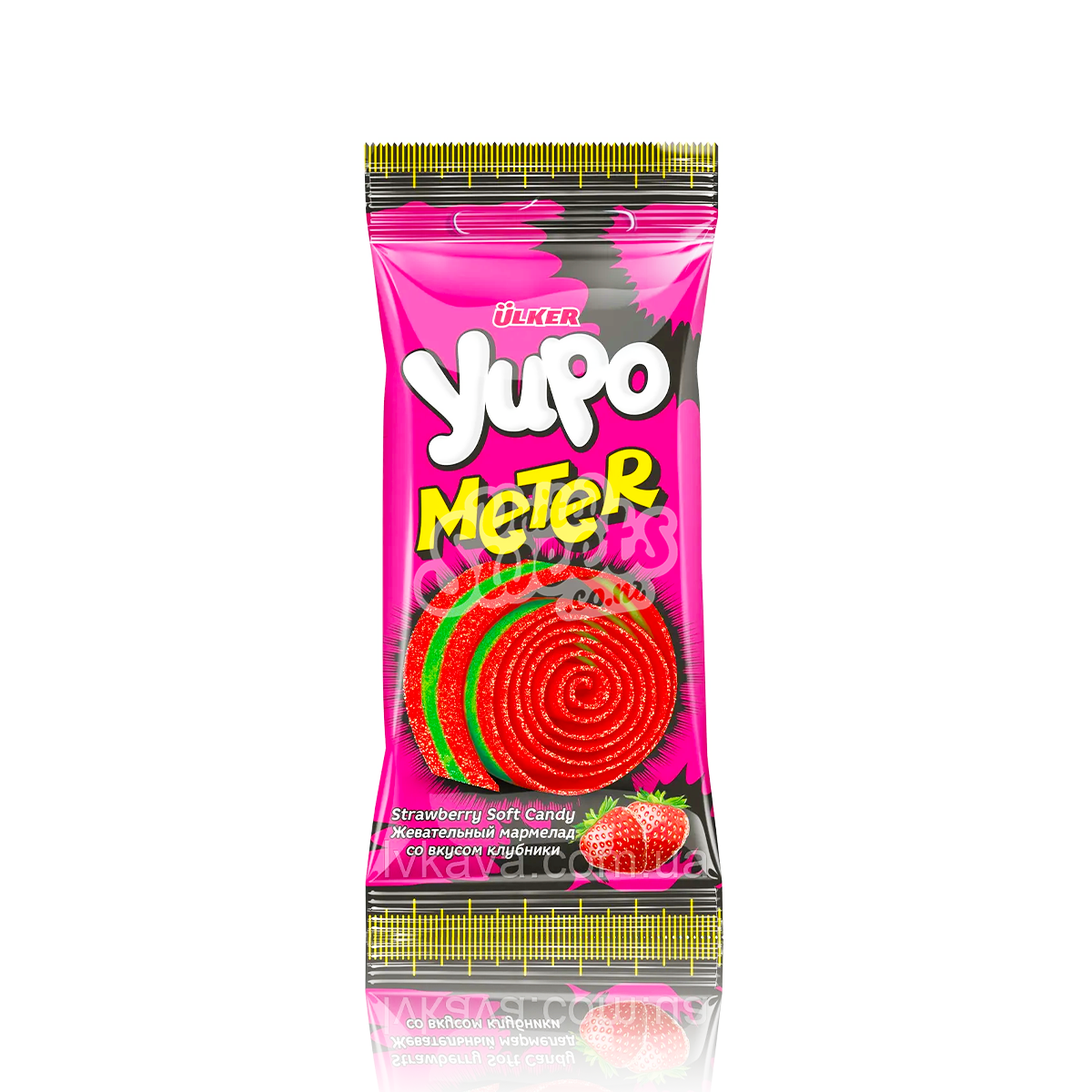 Yupo Meter Strawberry Flavour Soft Candy 50g – United Sweets