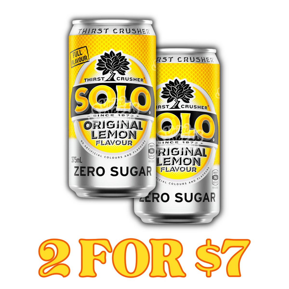 Solo Original Lemon Zero Sugar 375ml – United Sweets