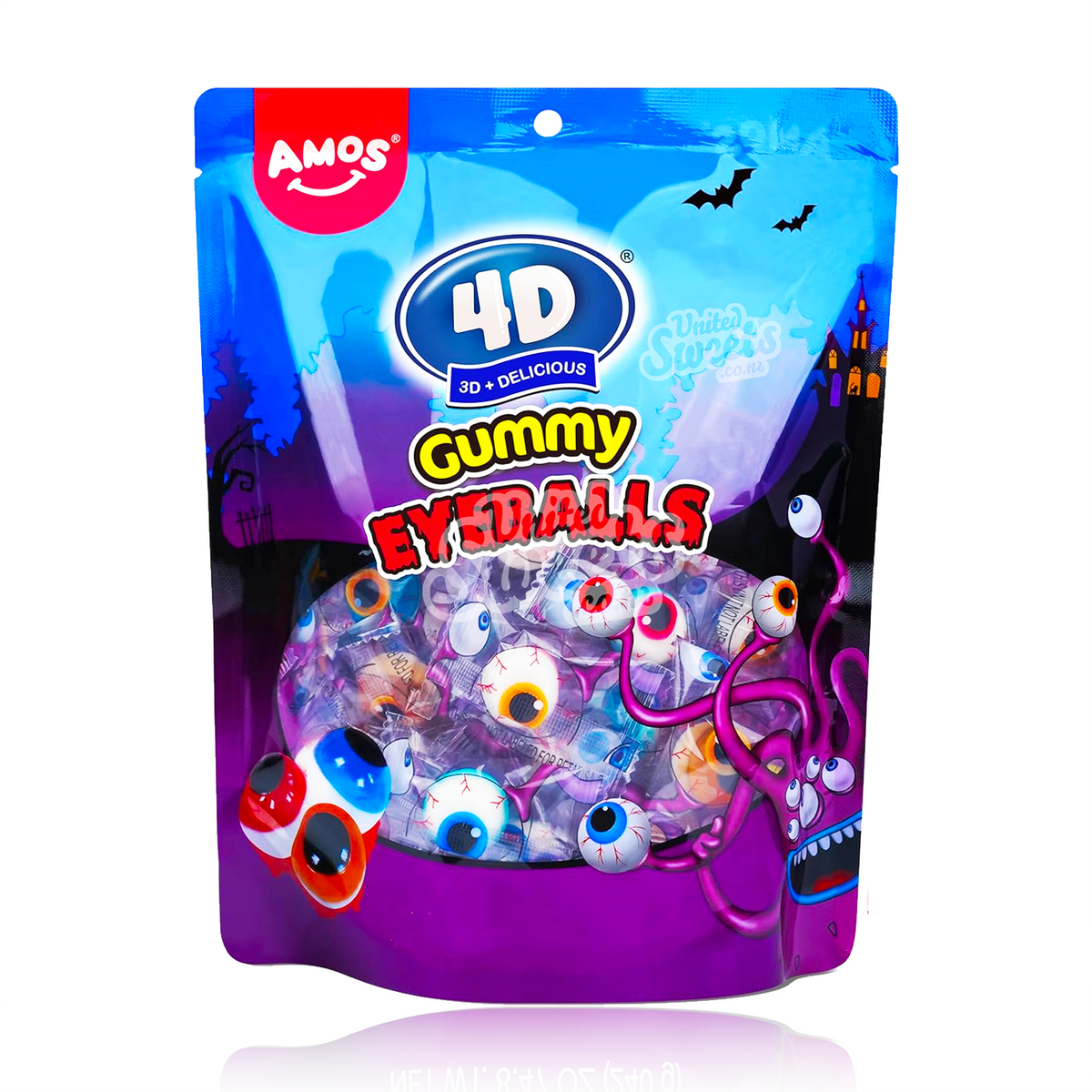 AMOS 4D Gummy Eyeball Candy 249g – United Sweets