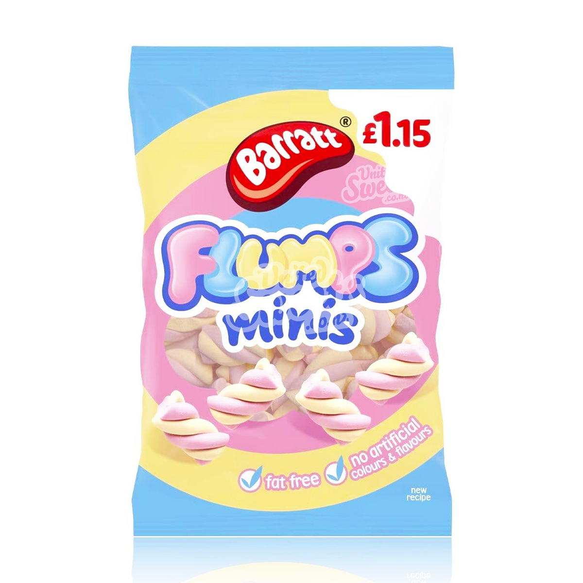 Barratt FLUMPS Minis 130g (UK MADE) Best Before: 08/2025 – United Sweets