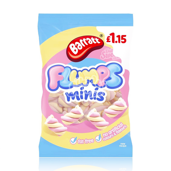 Barratt FLUMPS Minis 130g (UK MADE) – United Sweets