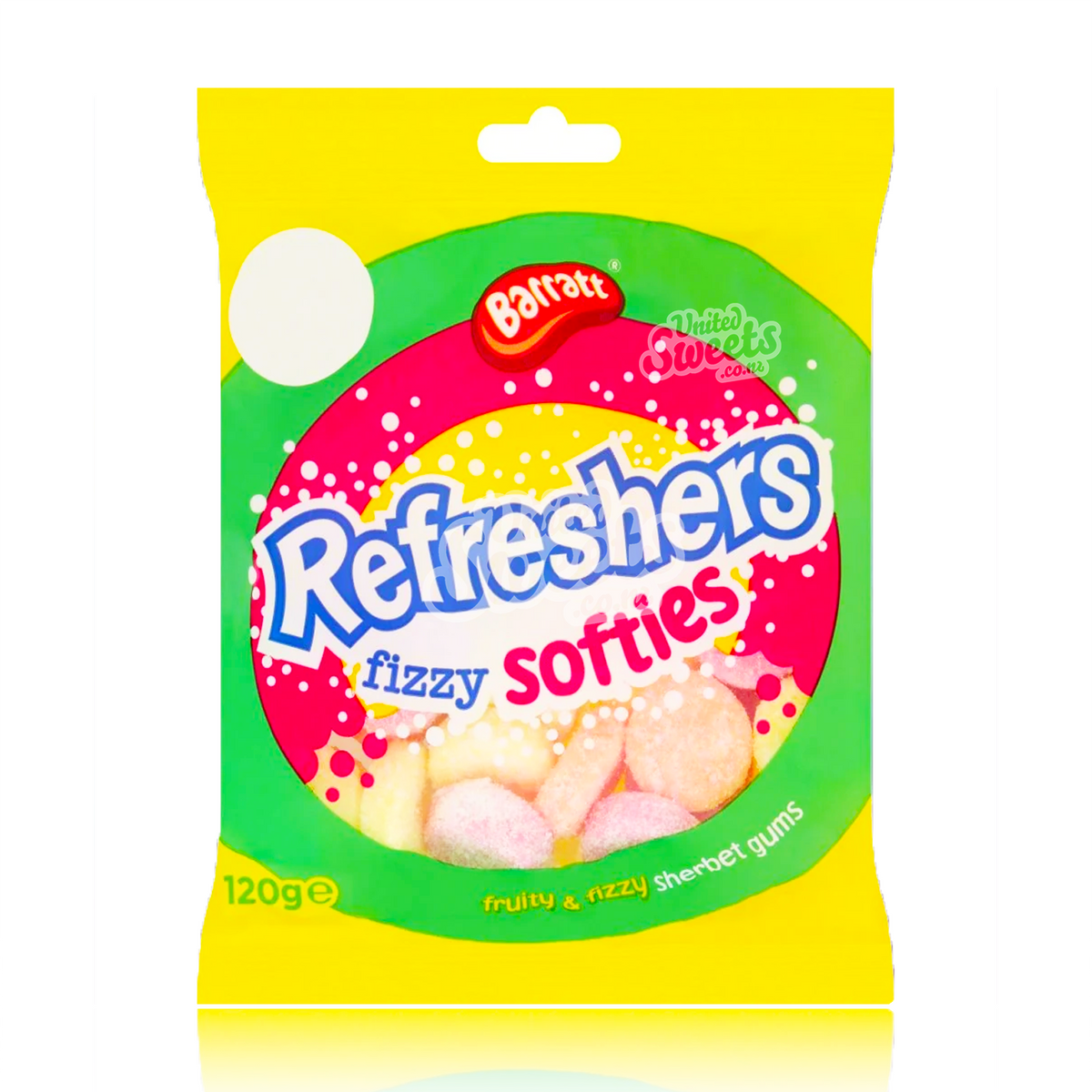 Barratt REFRESHERS Fizzy Softies 120g (UK MADE) – United Sweets
