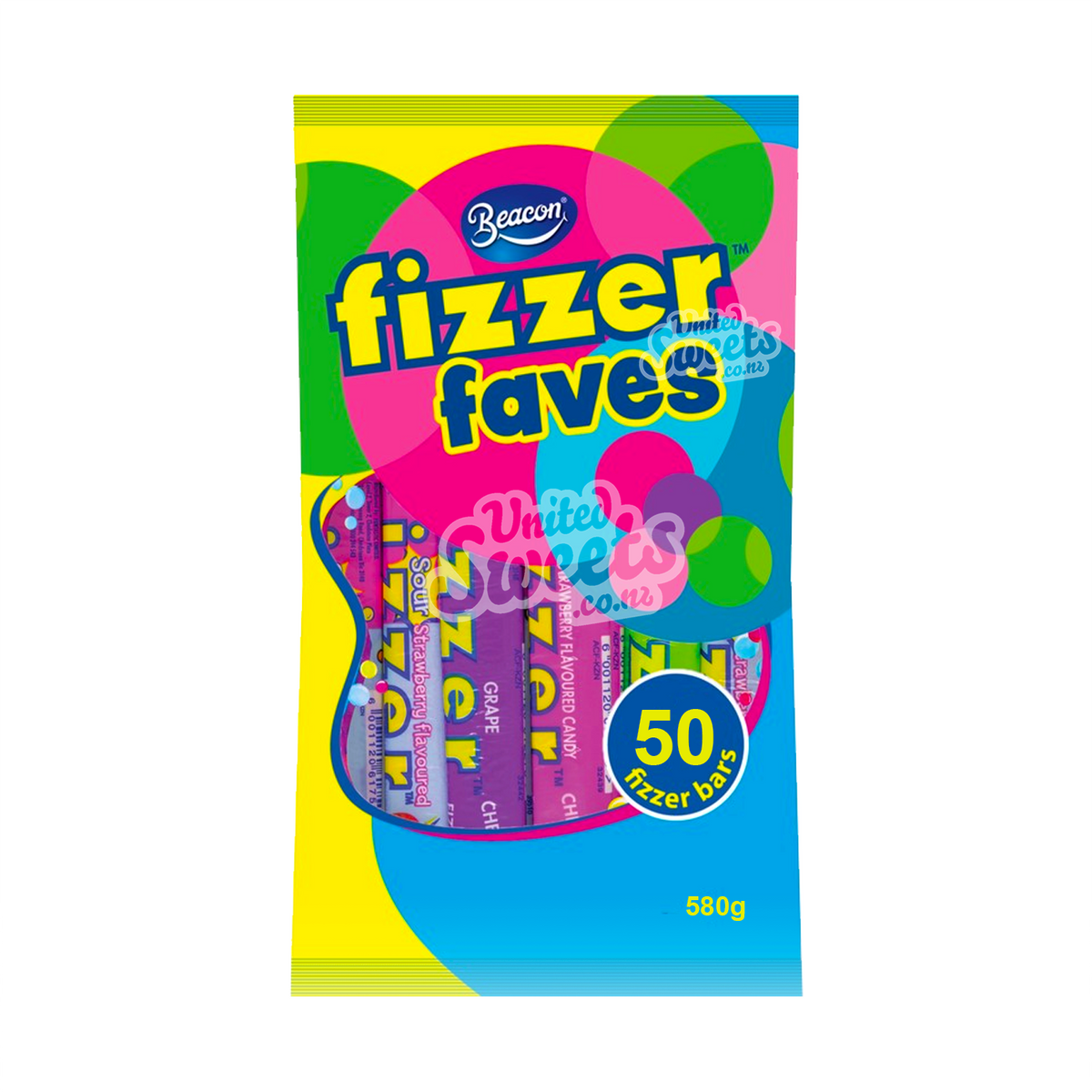 Beacon FIZZER FAVES JUMBO PACK 580g (South African Made) – United Sweets