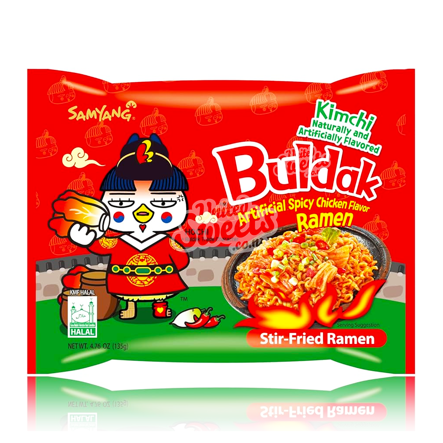 Buldak (Samyang) Ramen Noodles Hot Chicken Kimchi 130g – United Sweets