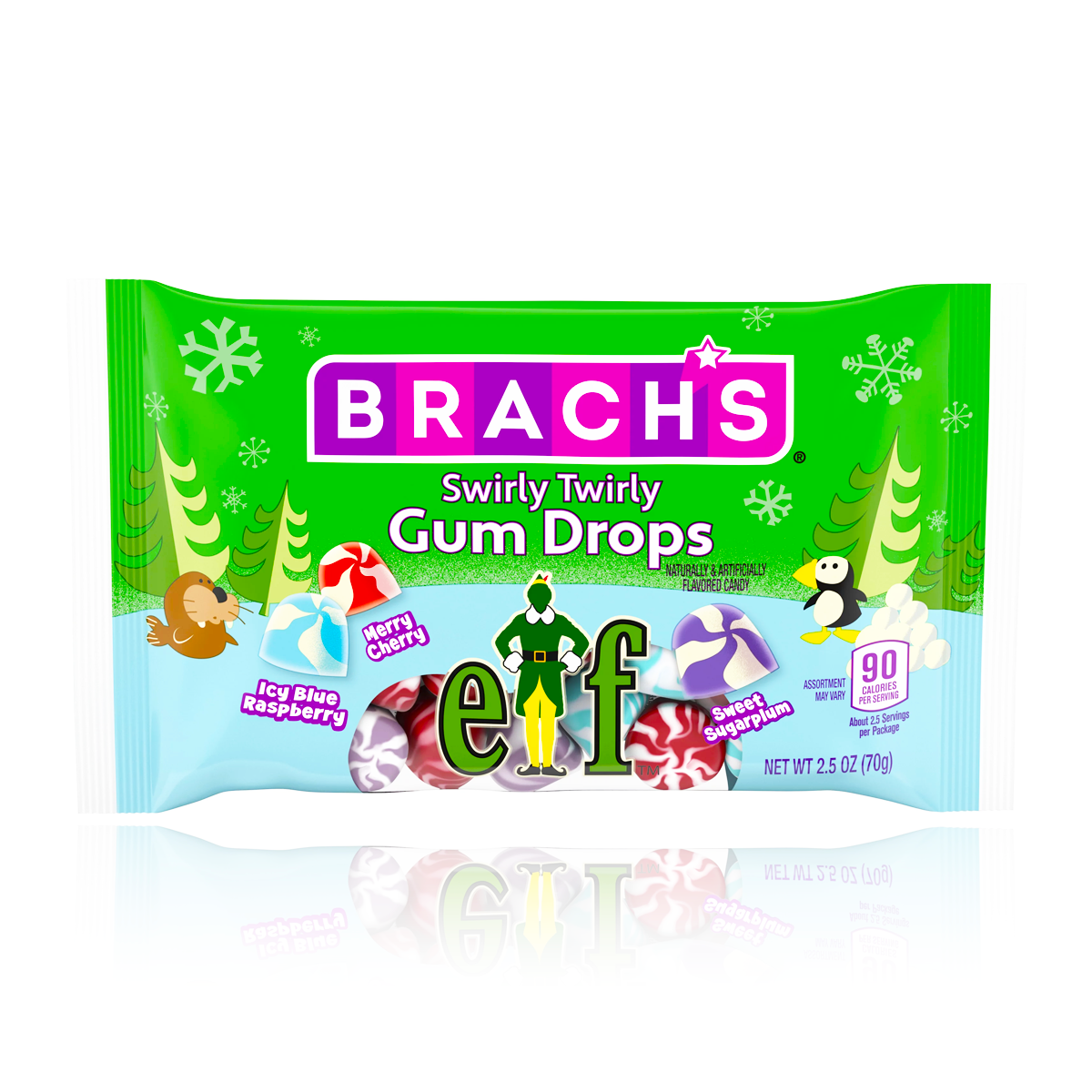 Brach's Holiday Swirly Twirly Gum Drops 70g – United Sweets