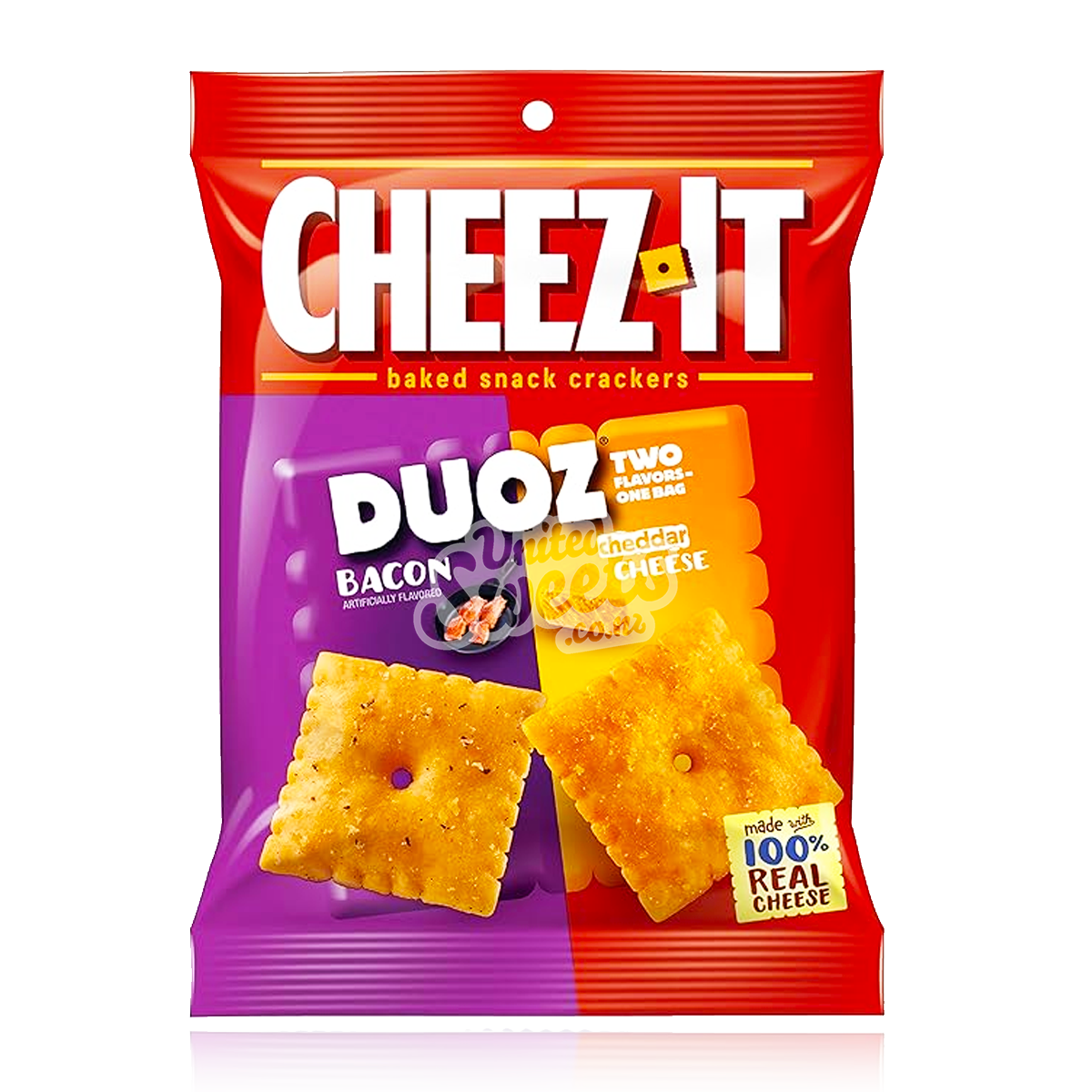 Cheez-It Duoz Bacon & Cheddar Crackers 121g – United Sweets