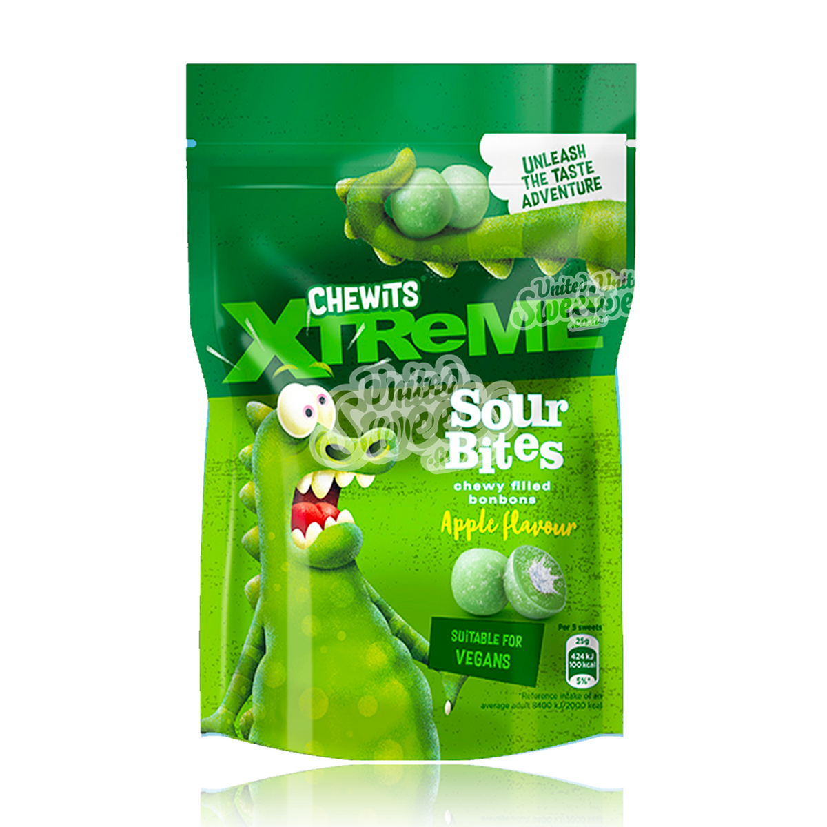 Chewits Sour Bites Xtreme 115g Apple (UK) – United Sweets