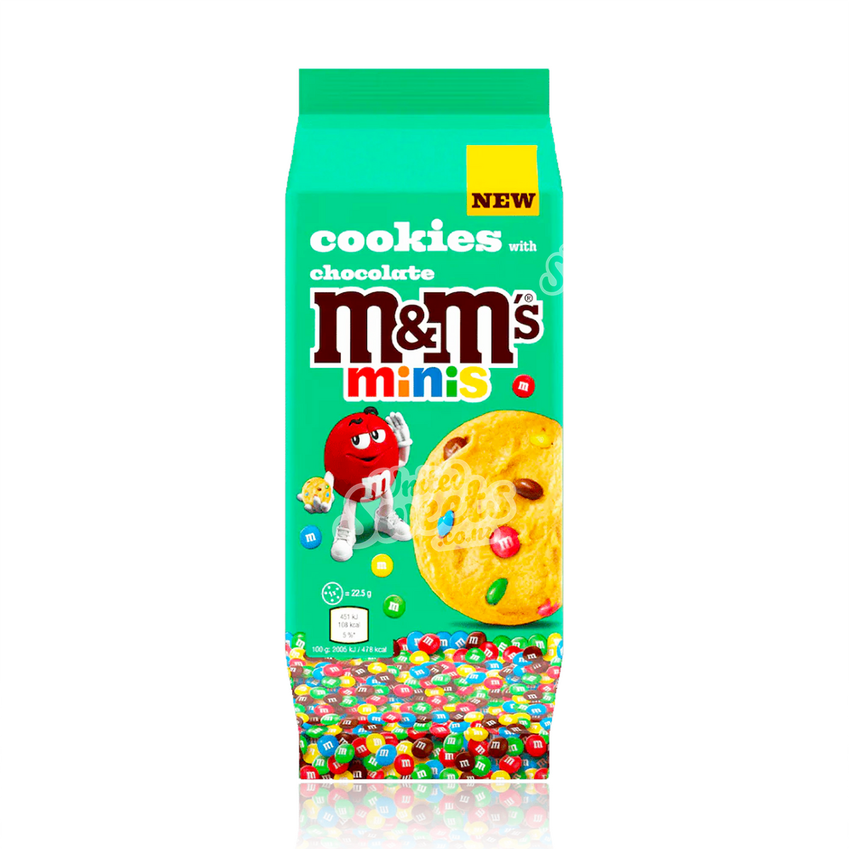 M&Ms Minis Chocolate Cookies 180g (UK MADE) – United Sweets