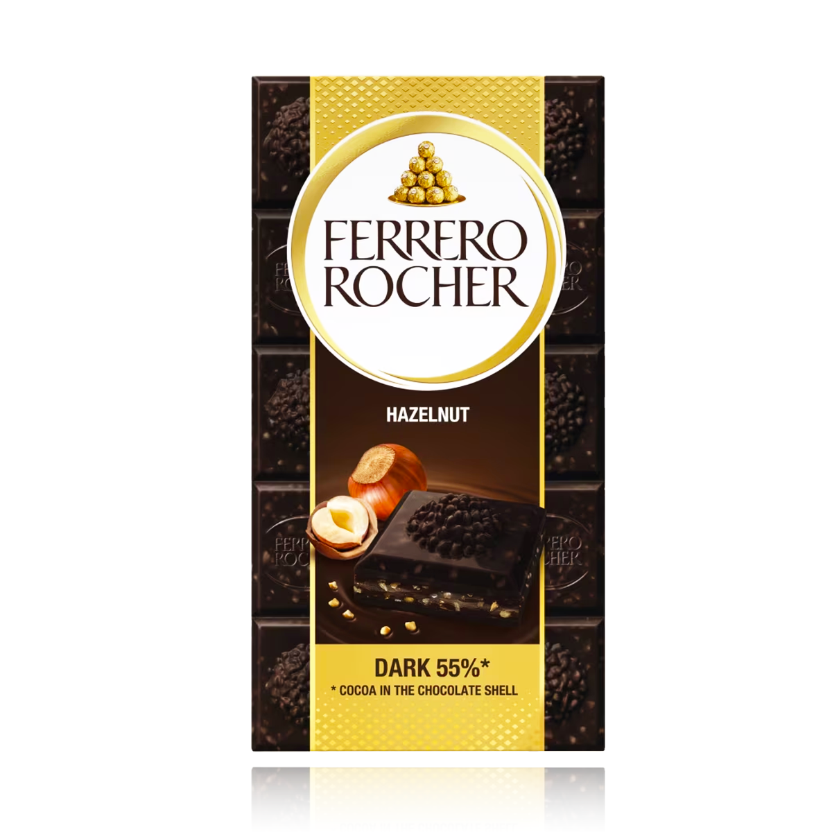 Ferrero Rocher Hazelnut Dark Chocolate 90g – United Sweets