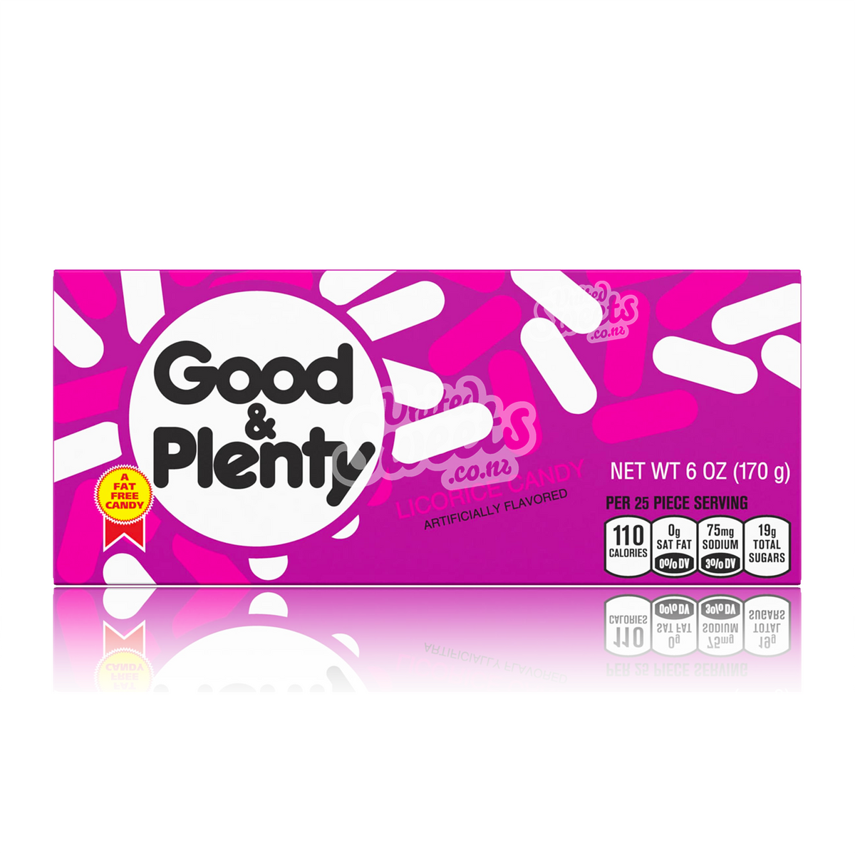 Good & Plenty Licorice Candy Theatre Box 170g – United Sweets