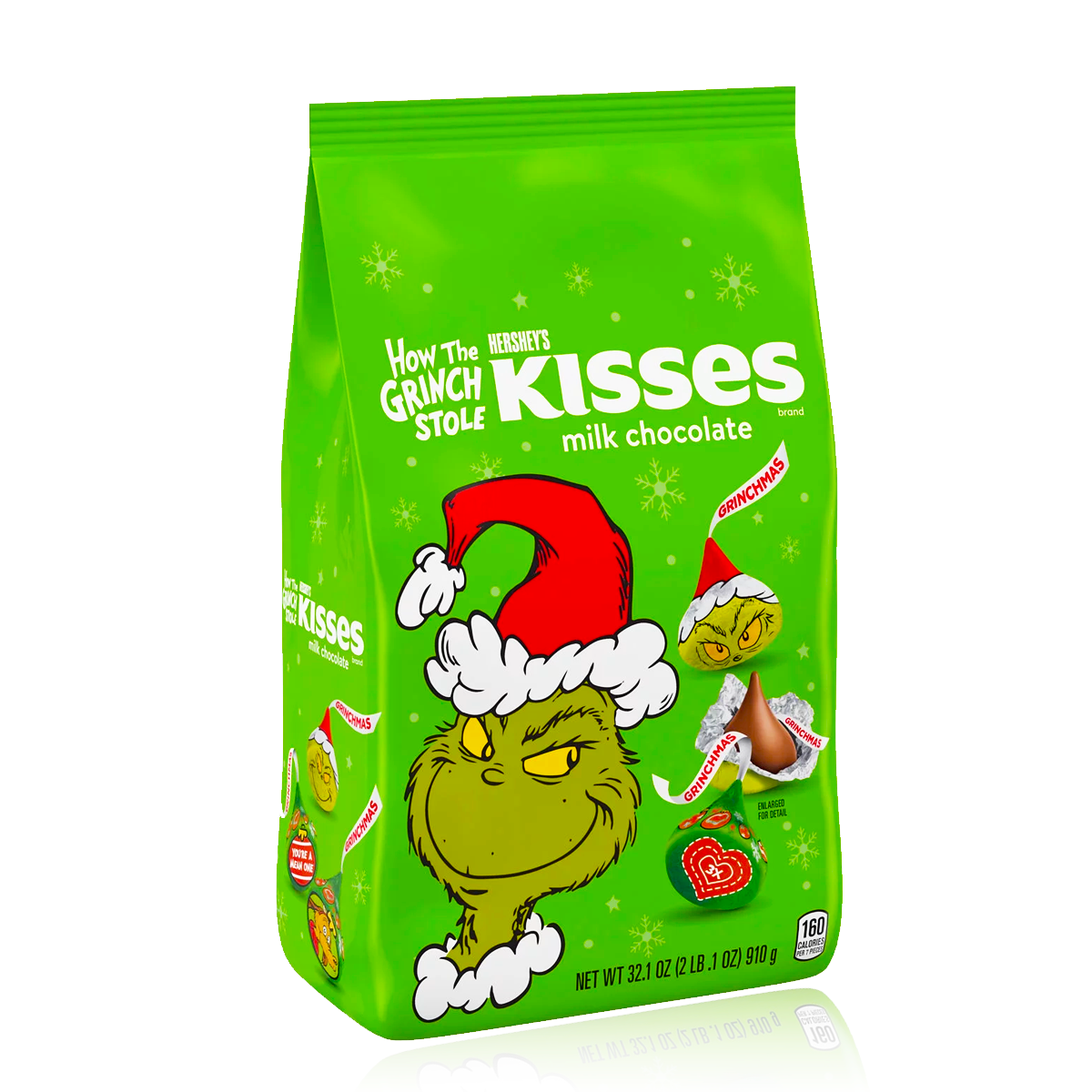 Hershey's How The Grinch Stole Kisses Limited Edition XL Bag 910g (Bes – United Sweets
