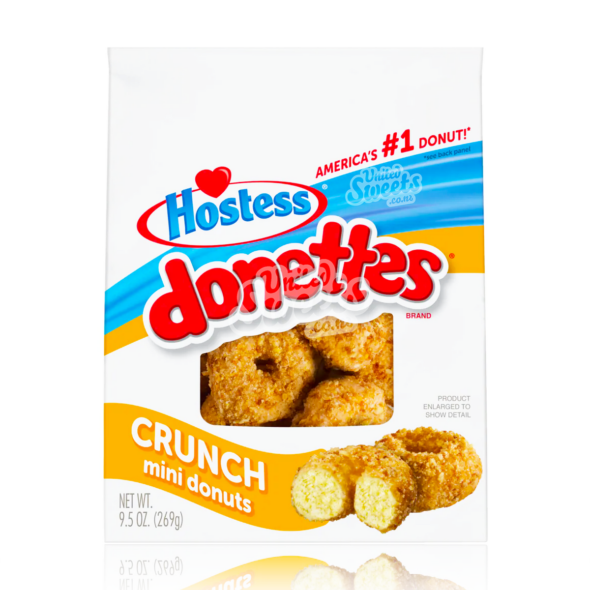 Hostess Donettes Crunch Mini Donuts 269g – United Sweets