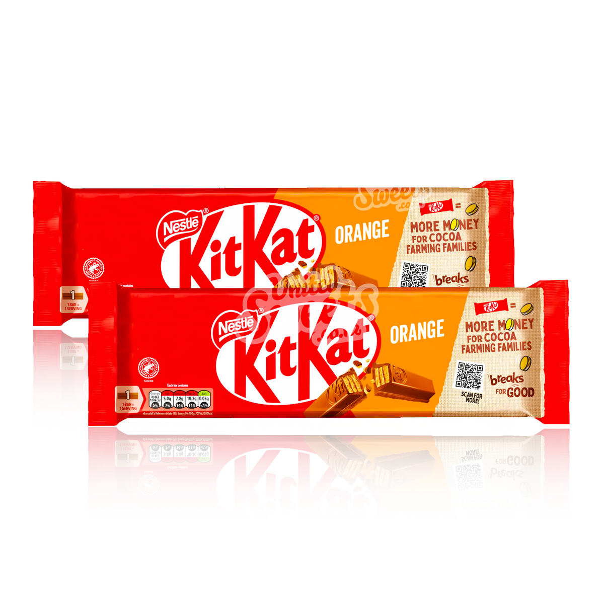 Kit Kat Orange 2 Pack (2x 20.7g) (UK MADE) – United Sweets