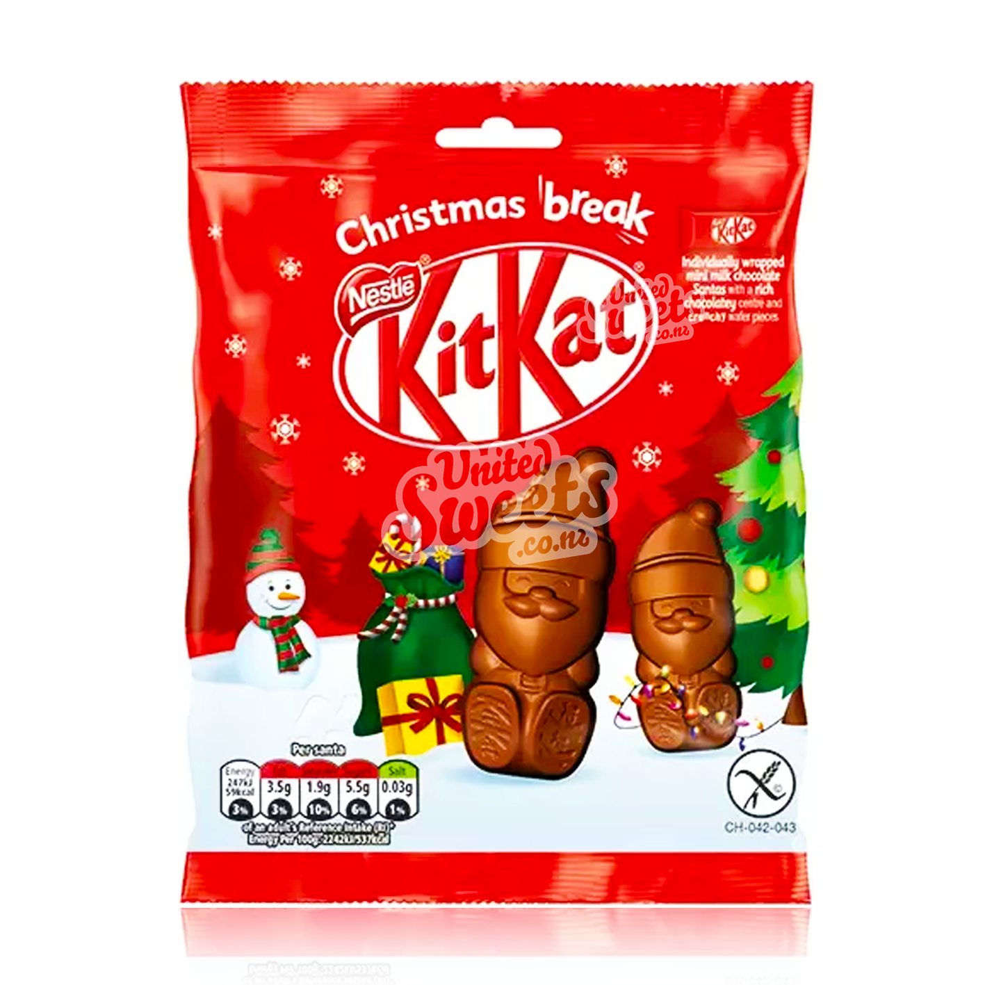 Nestle Kit Kat Mini Santa's 55g (UK MADE) – United Sweets