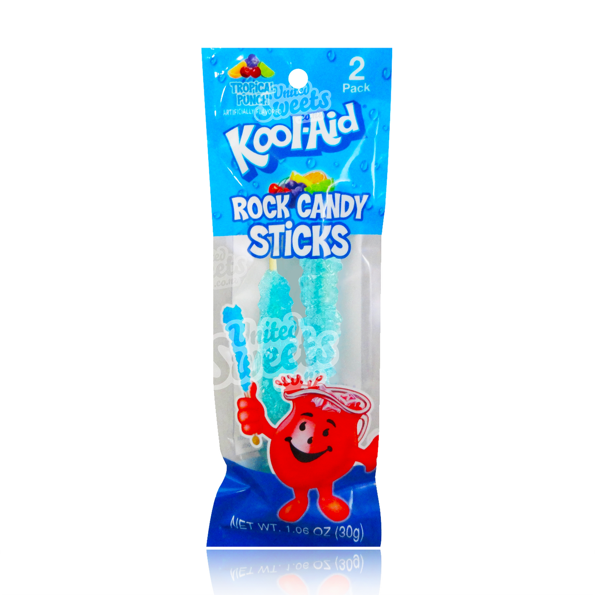 Kool Aid Rock Candy Sticks Tropical 30g – United Sweets