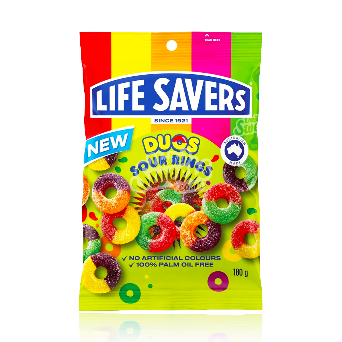 Lifesavers Duos Sour Rings 180g – United Sweets
