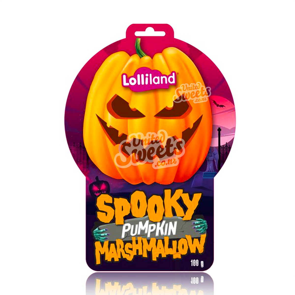 Monster Spooky Pumpkin Marshmallow 100g – United Sweets
