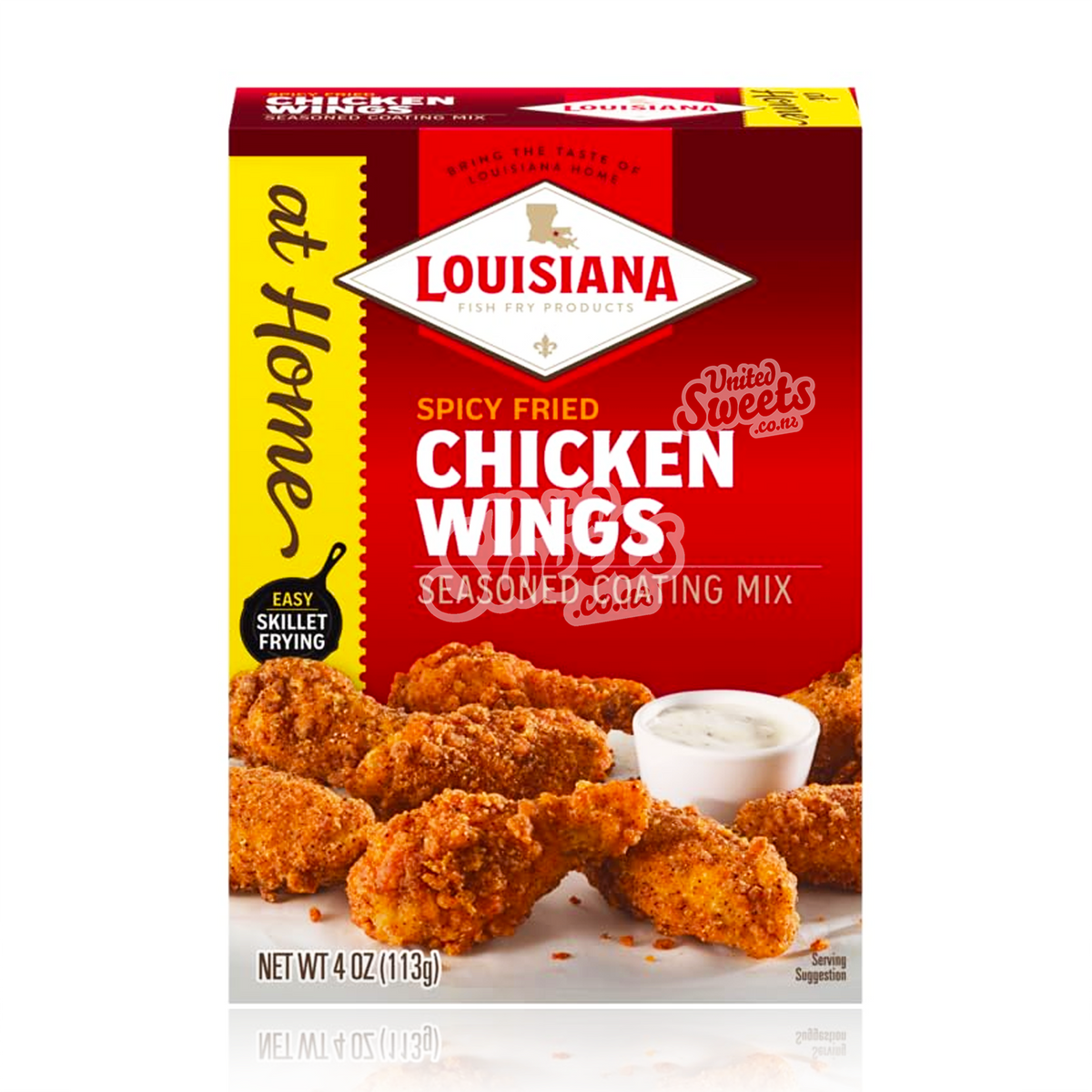 Louisiana (At Home) Spicy Chicken Wings Seasoned Coating Mix 113g ...