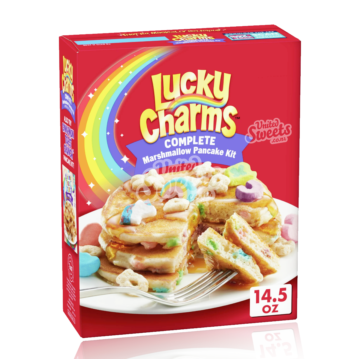 Betty Crocker Lucky Charms Pancake Marshmallow Kit Box 411g – United Sweets