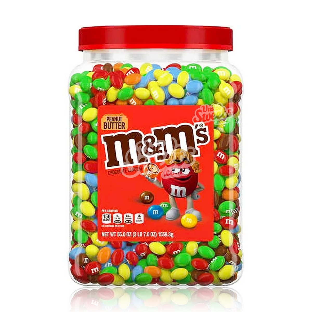 M&M'S Peanut Butter Jar XXL 1.56kg – United Sweets