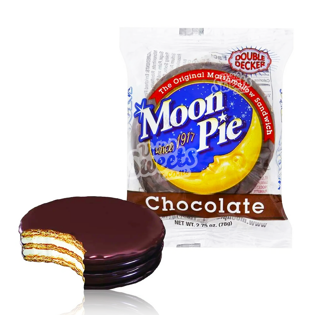 Moon Pie Double Decker Chocolate 78g – United Sweets