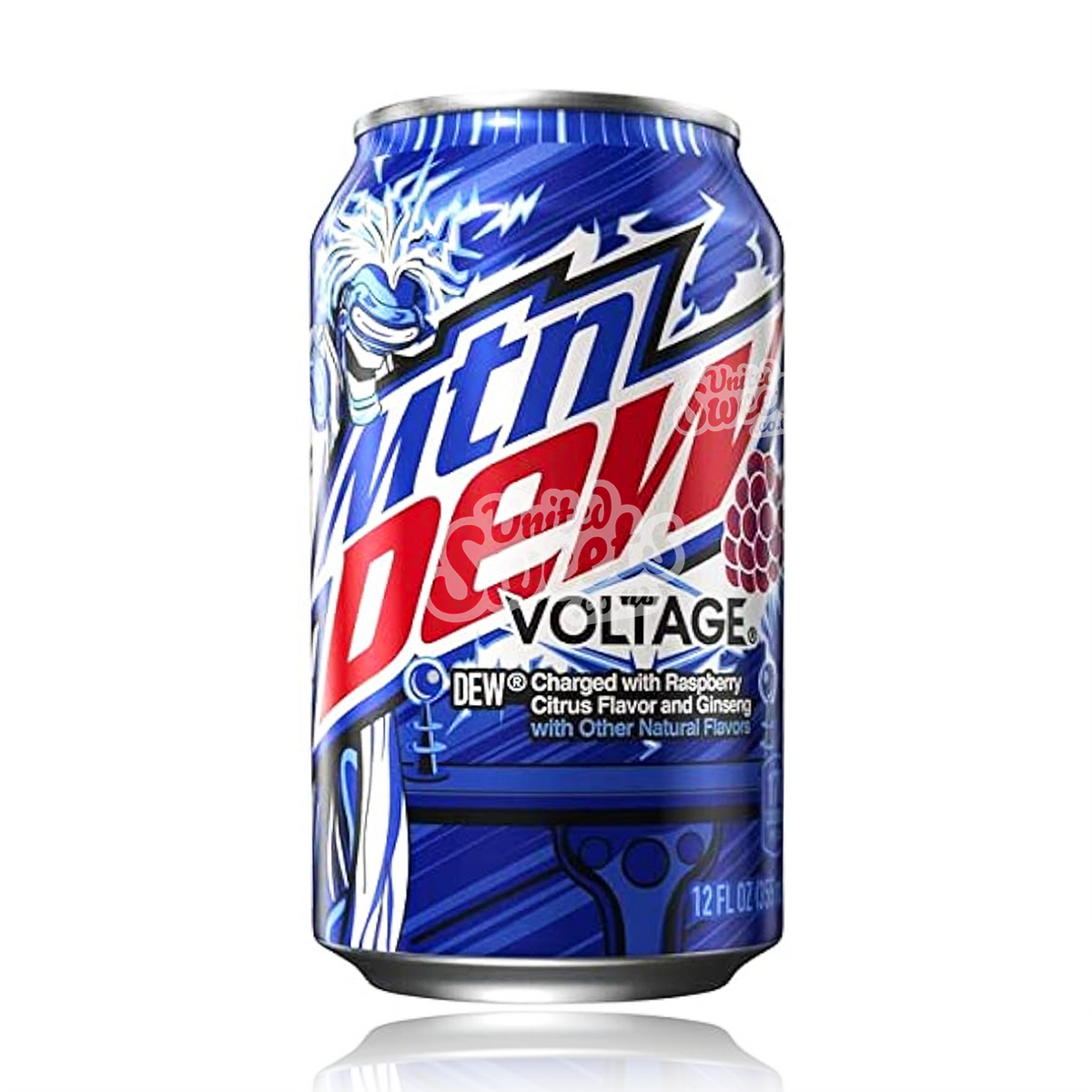 Mountain Dew Voltage (Raspberry Citrus and Ginseng) 355ml (BEST BEFORE ...