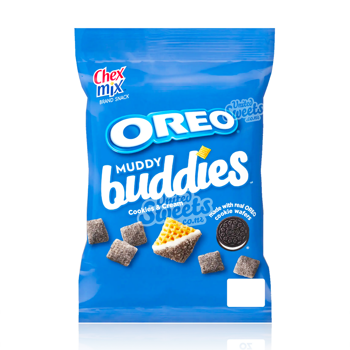 Chex Mix OREO Cookies and Cream Muddy Buddies 49g – United Sweets