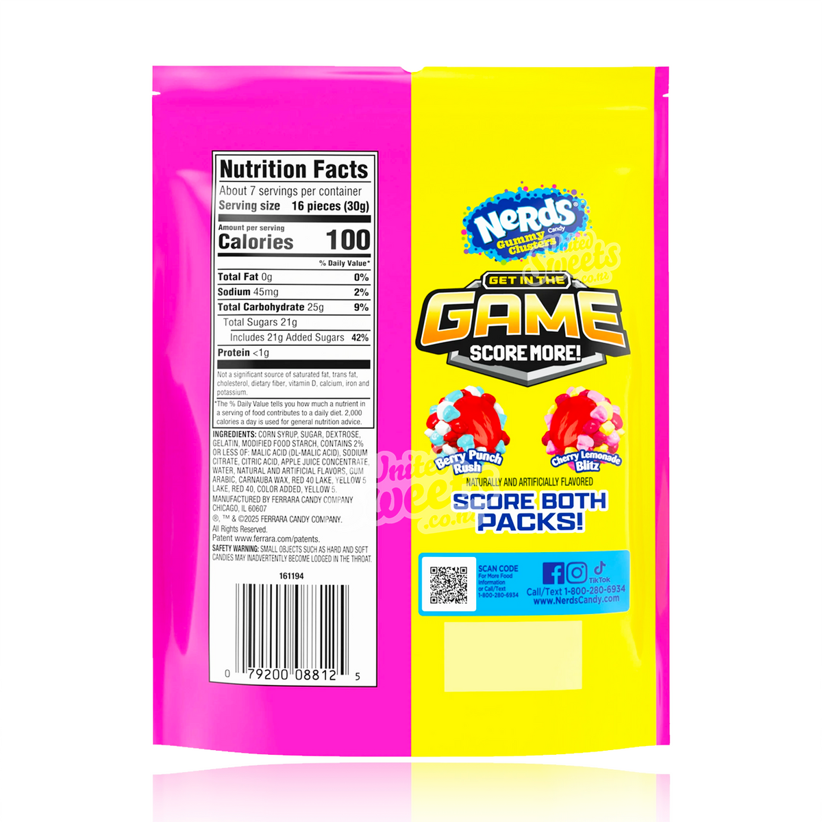 Nerds Cherry Lemonade Blitz (Limited Edition) 226g – United Sweets