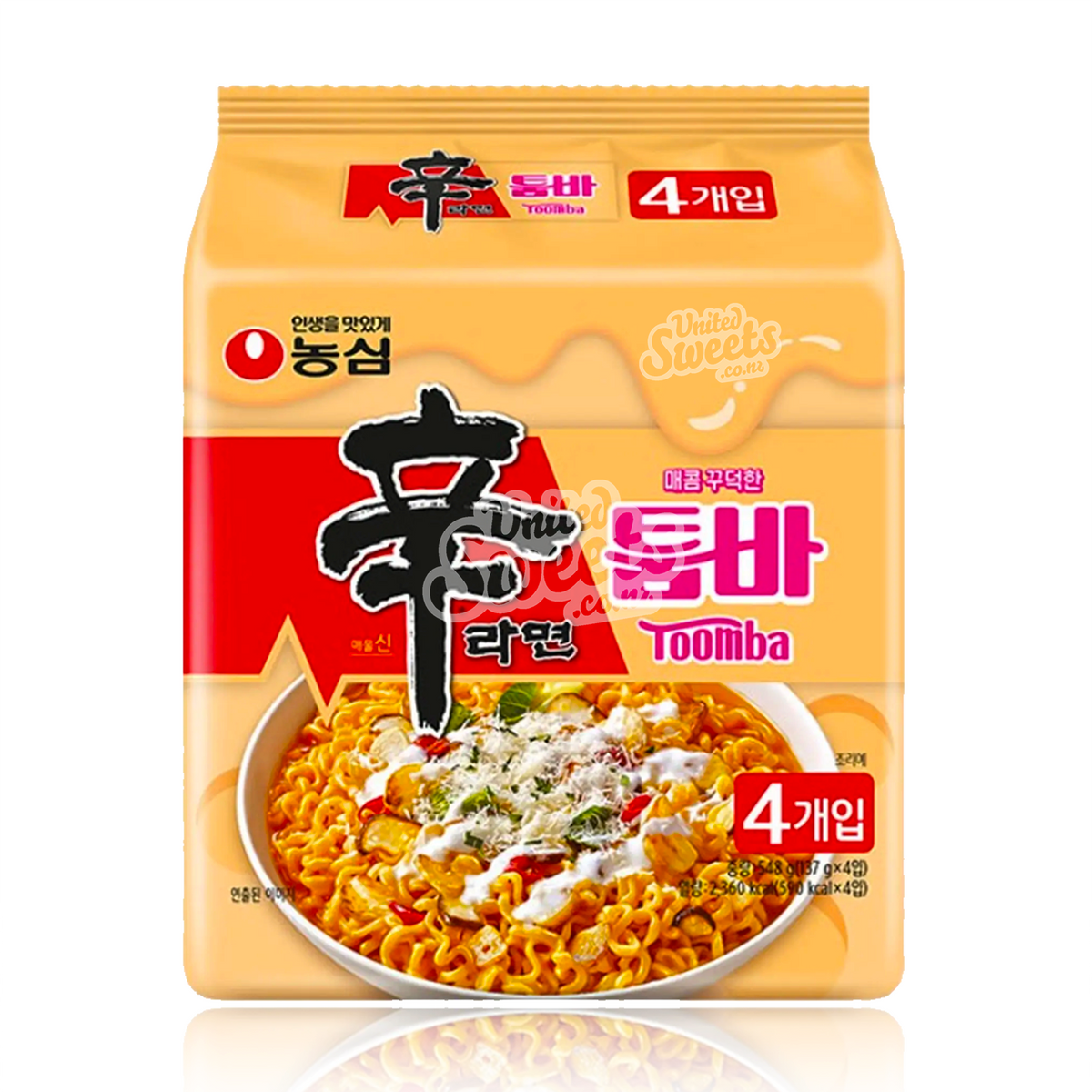Nongshim Shin Ramyun Toomba 548g 4PK – United Sweets