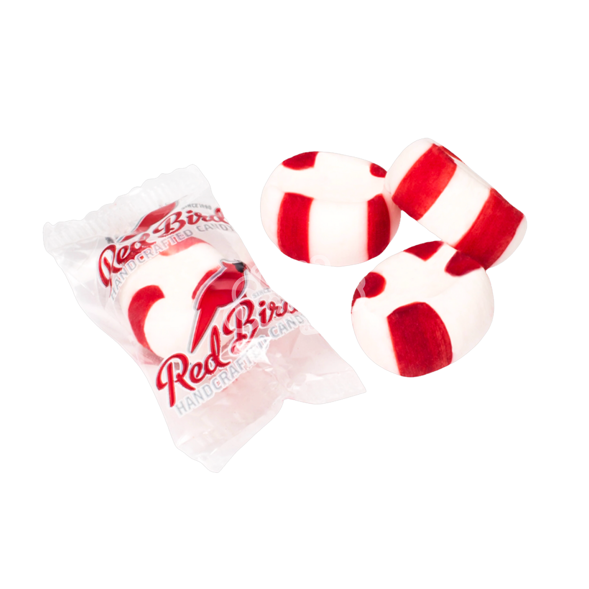 Red Bird Soft Peppermint Candy Puffs 10 Units (Individually Wrapped ...