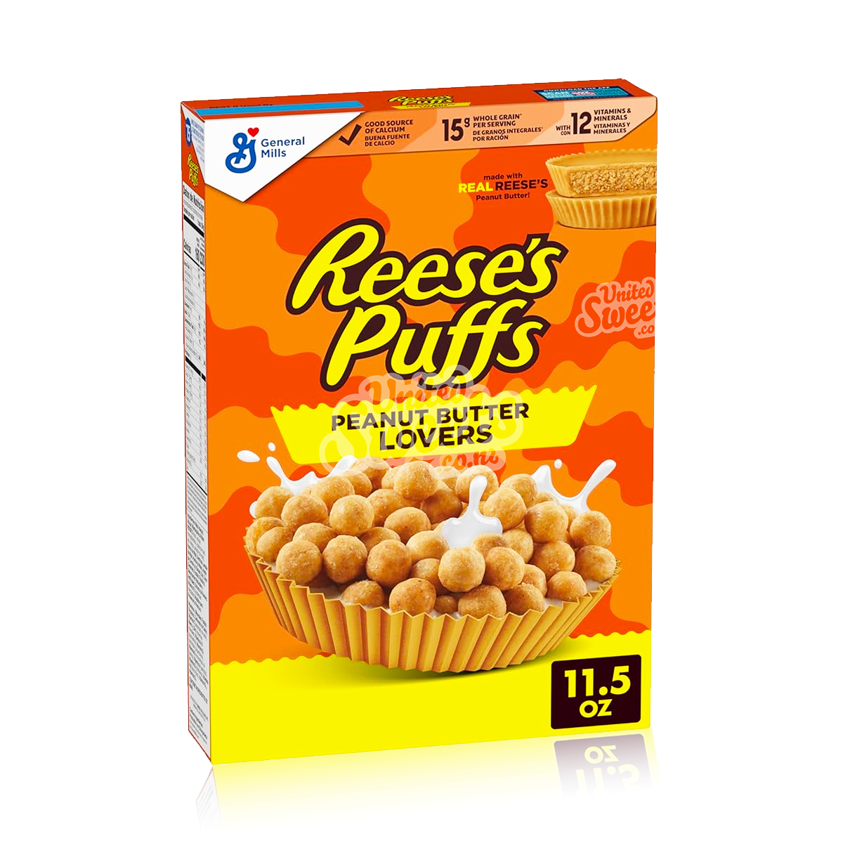 DATED Reese's Puffs Cereal Peanut Butter Lovers 326g (BB:25/10/2024 ...