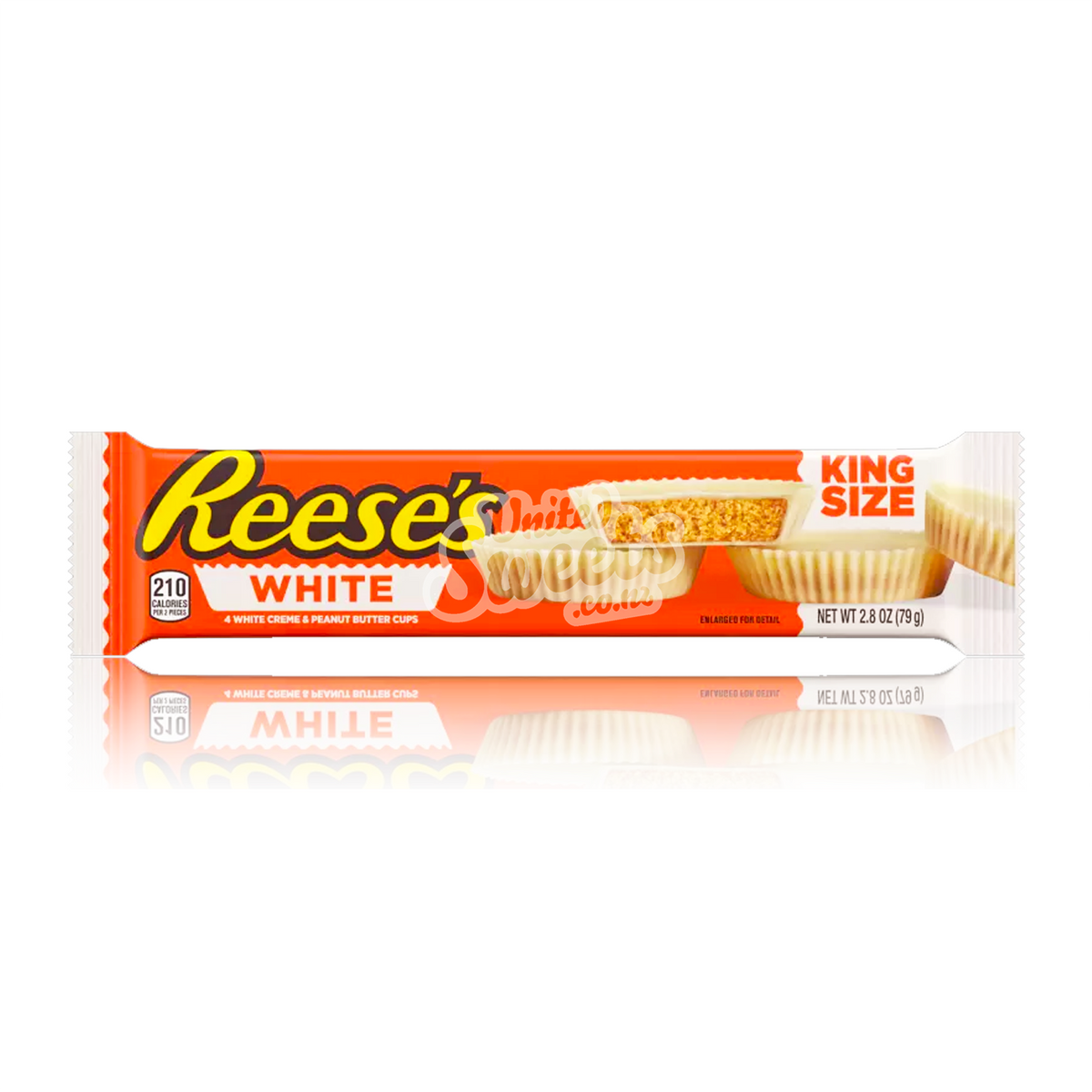 Reese's WHITE King Size 79g (4 Cups) – United Sweets