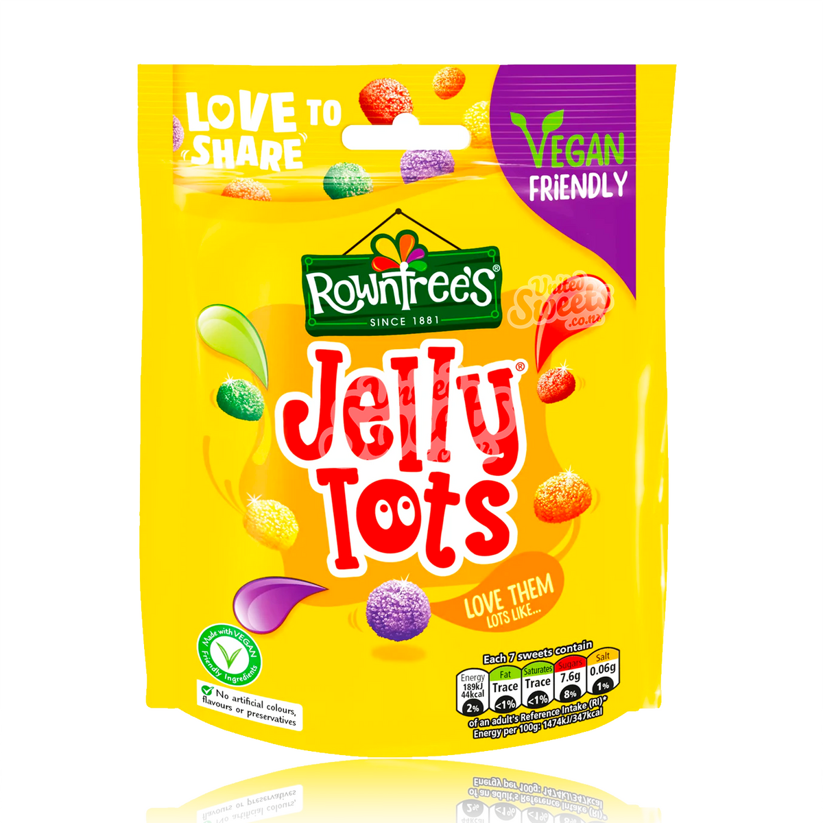 Rowntree's Jelly Tots 150g (UK Made) – United Sweets