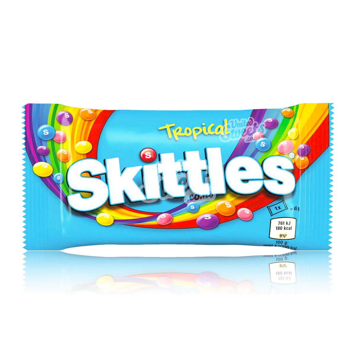Skittles Pouch- Tropical (MADE IN USA) Best Before: 08/2024 – United Sweets