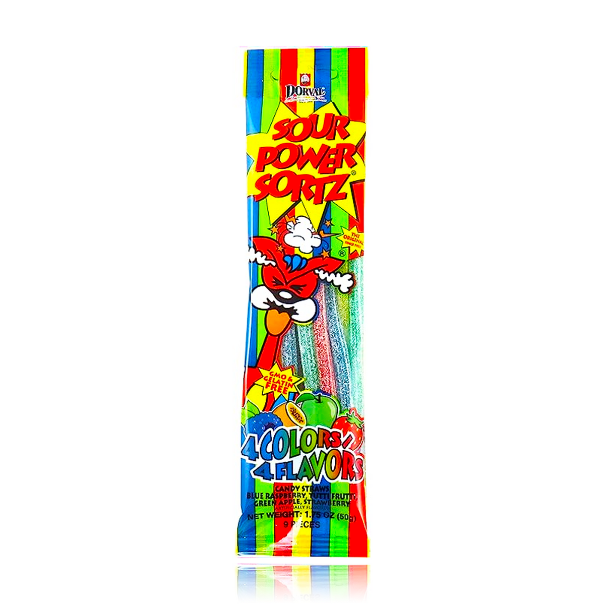 Sour Power Straws -Assorted Flavours – United Sweets
