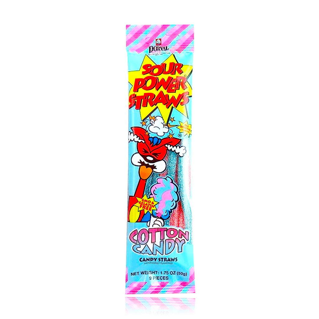 Sour Power Straws -Assorted Flavours – United Sweets