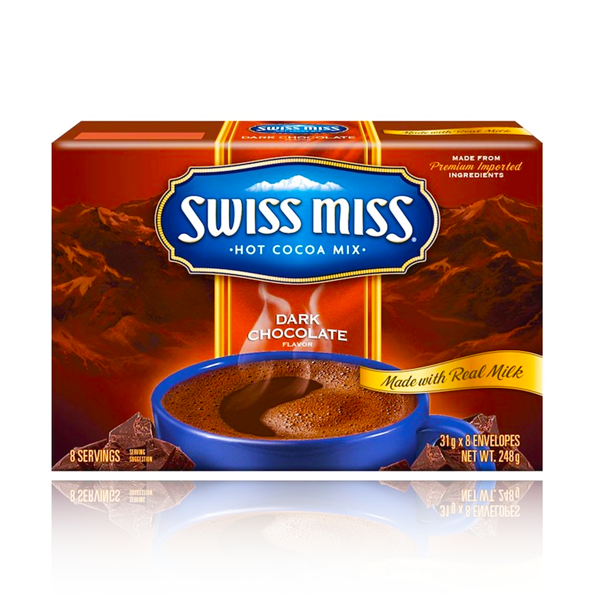 Swiss Miss Dark Chocolate 8 Pack Box – United Sweets