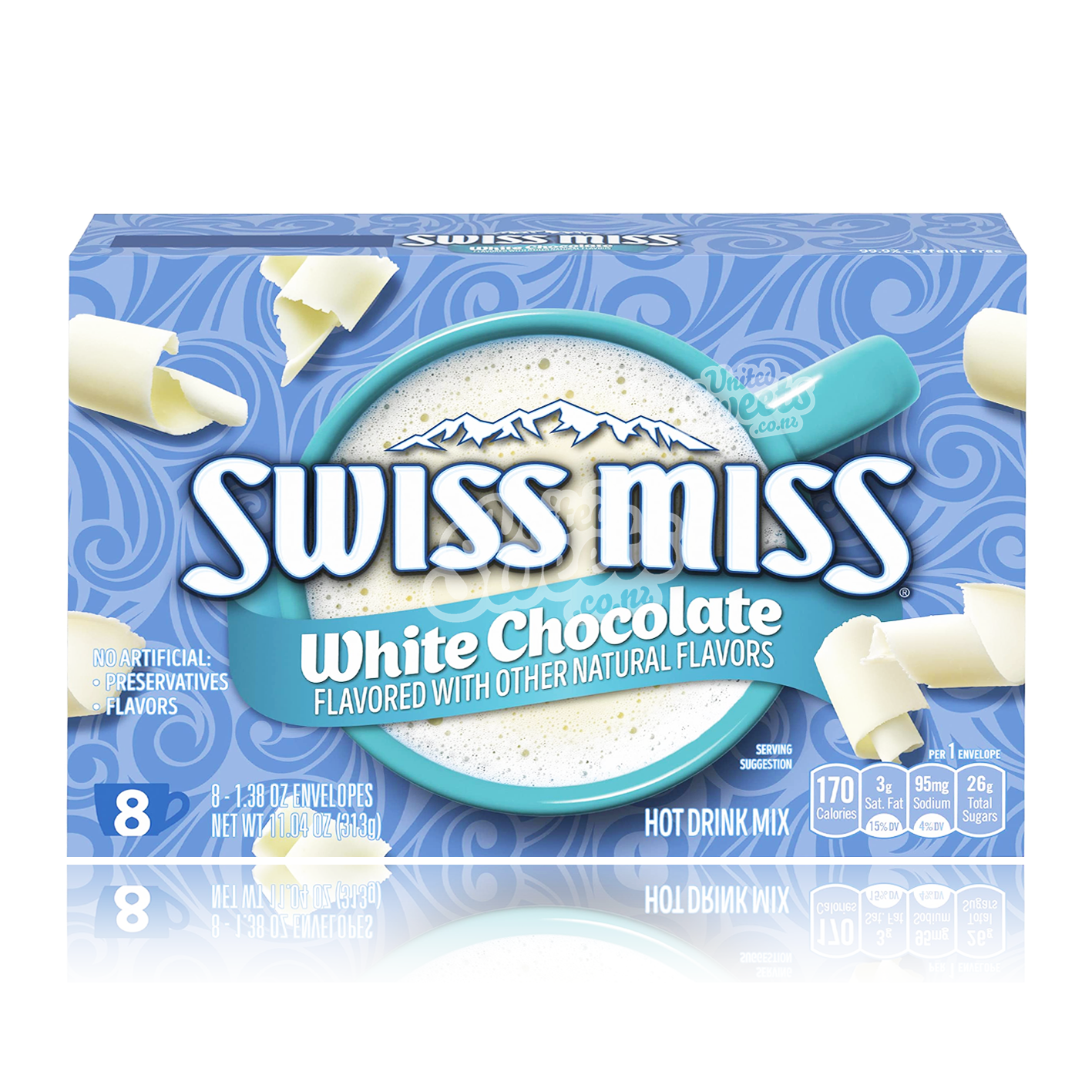 Swiss Miss WHITE Chocolate 8 Pack Box – United Sweets