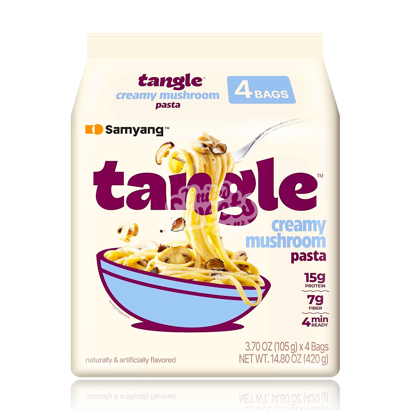 (Samyang) Tangle Creamy Mushroom 420g 4PK – United Sweets