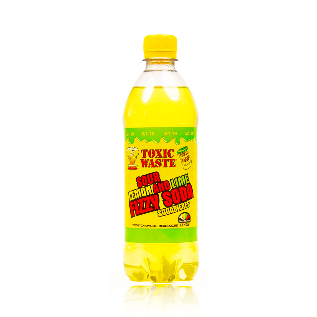 Toxic Waste Fizzy Soda Sugar Free 500ml – United Sweets