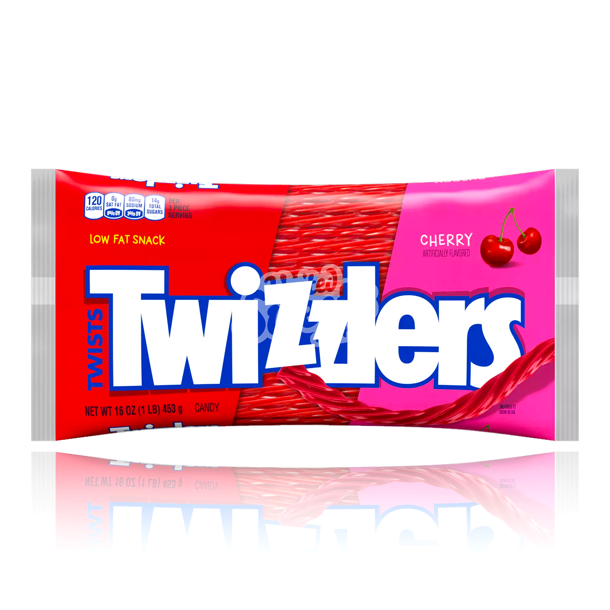 Twizzler Twists Cherry Licorice Large Bag 453g – United Sweets