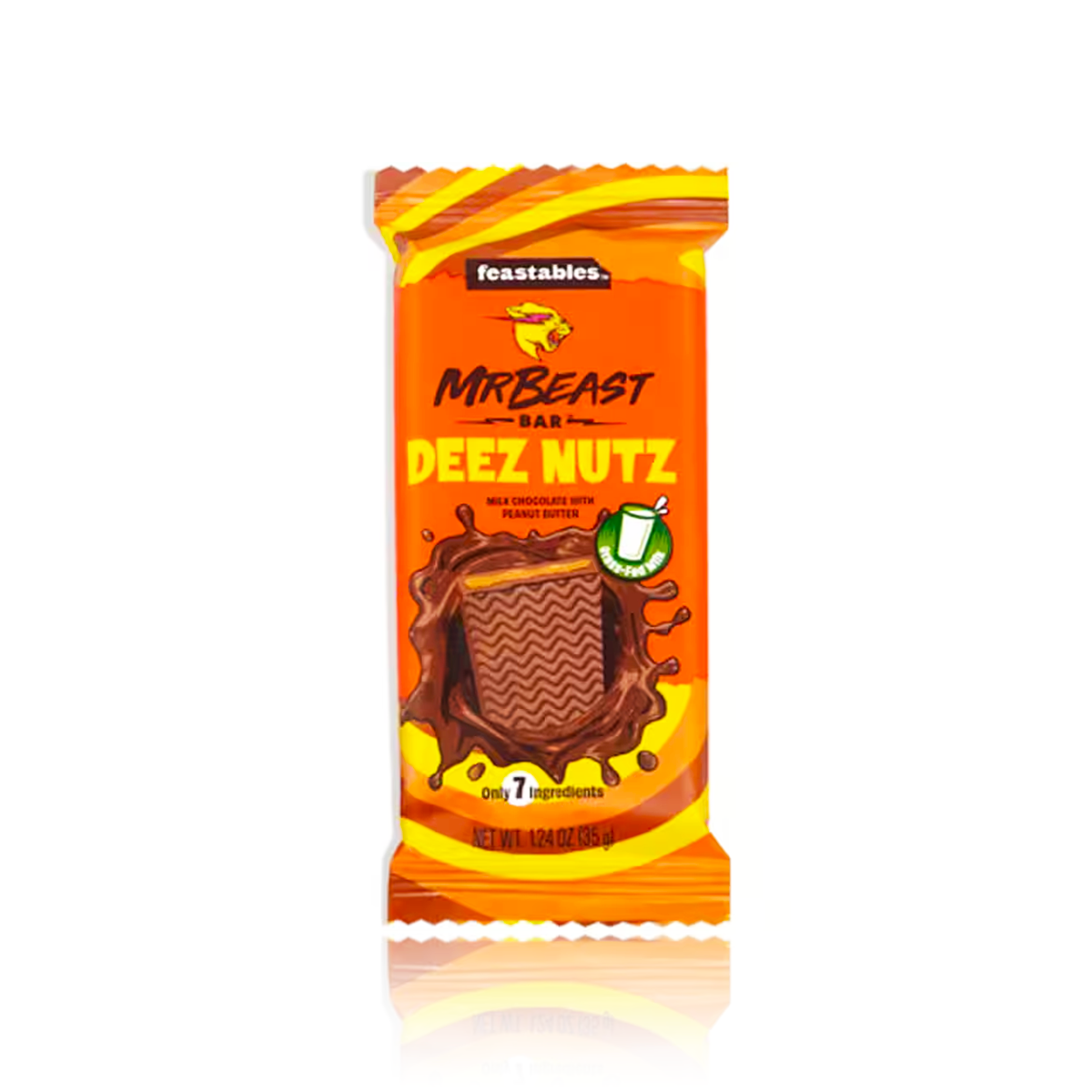 Mr Beast Feastable Chocolate Deez Nuts 35g – United Sweets