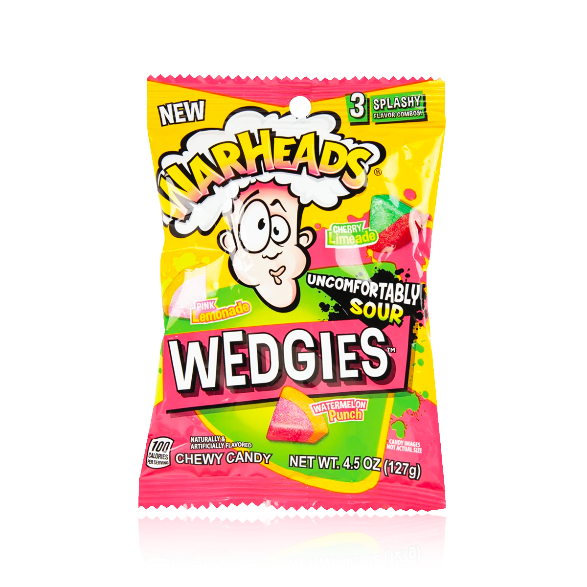 Warheads Sour Wedgies Peg Bag 127g – United Sweets