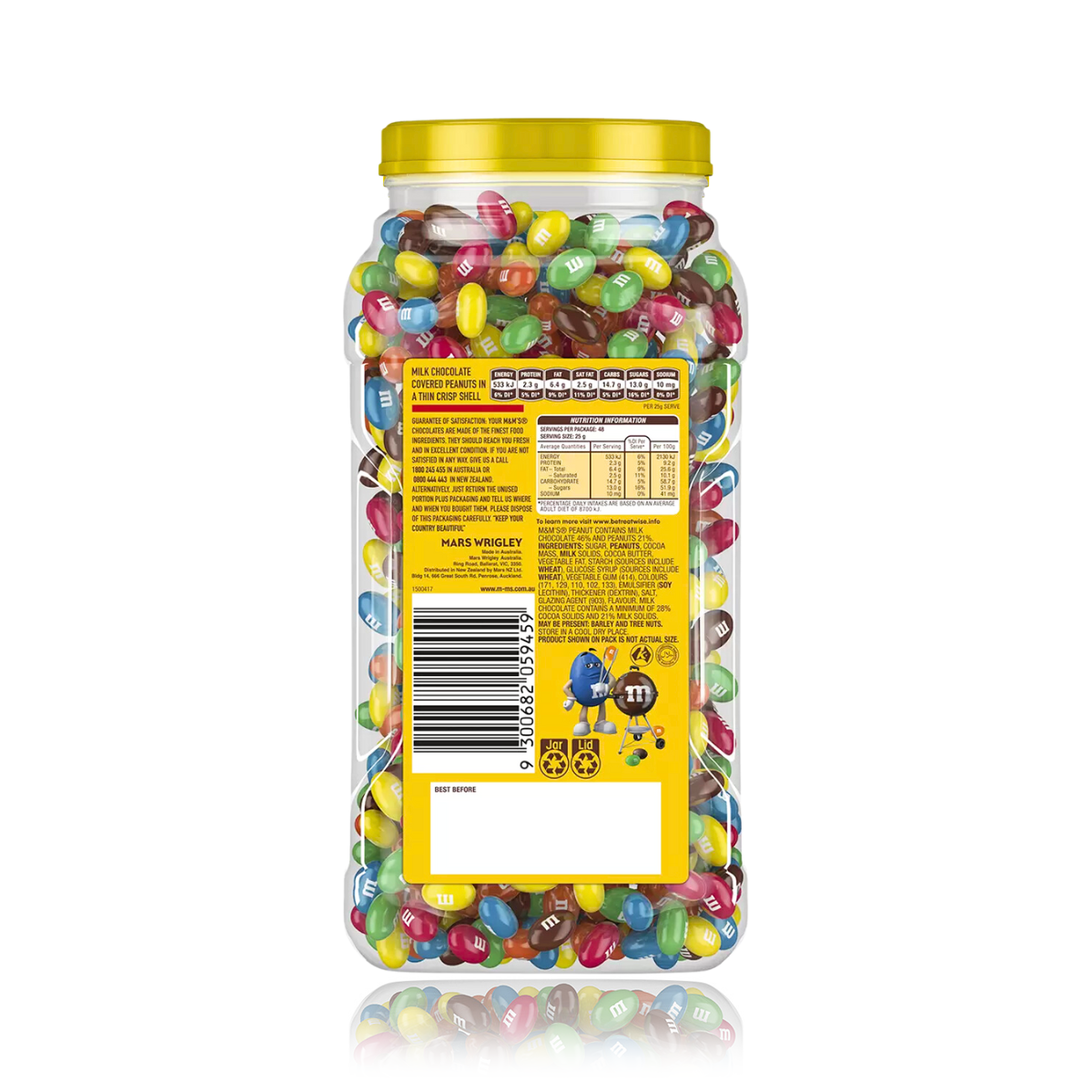M&M's Peanut Pantry Size 1.2kg – United Sweets