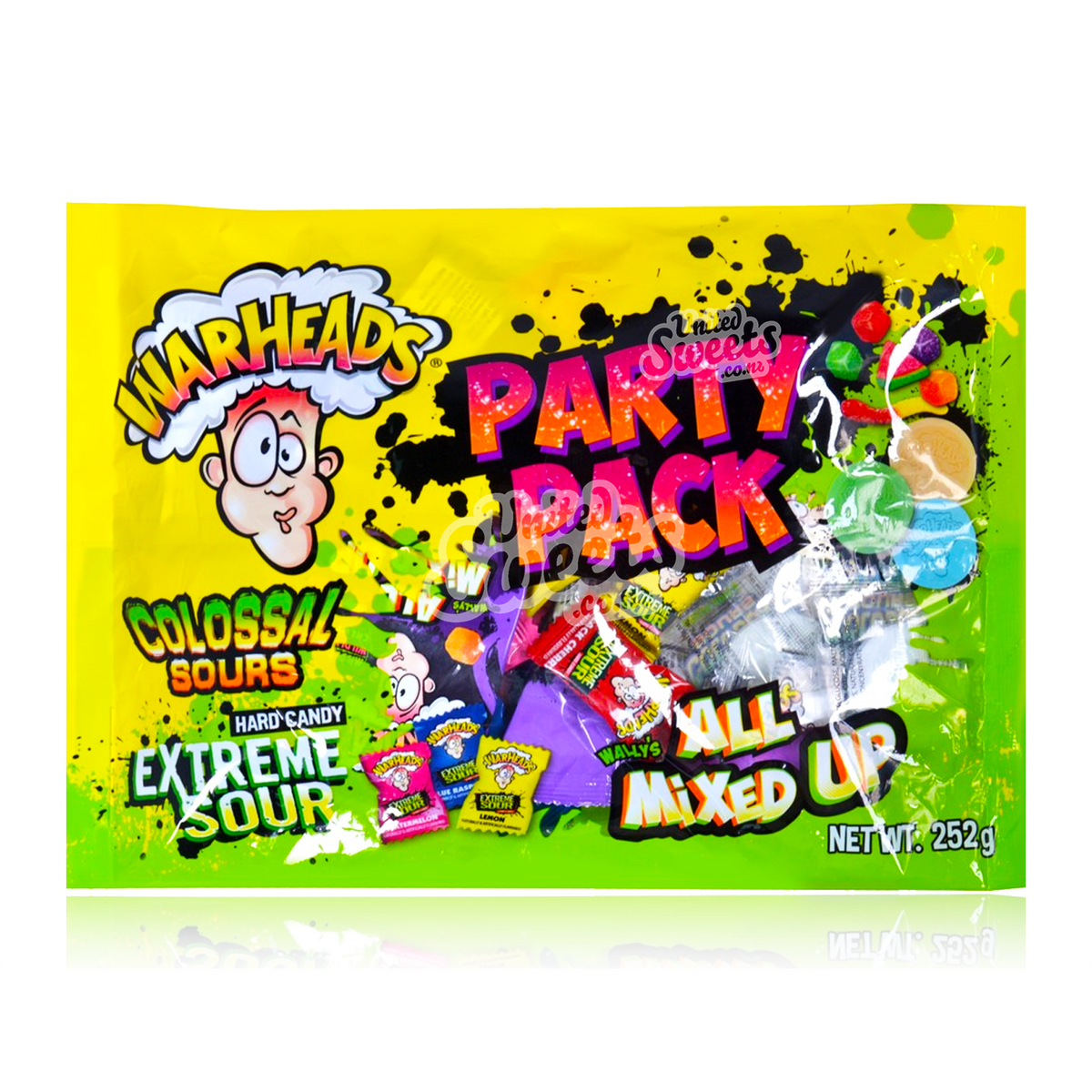 Warheads Party Pack Sour Mix 252g – United Sweets