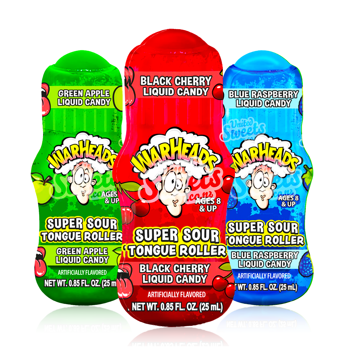 Warheads Super Sour Tongue Rollers 25ml – United Sweets