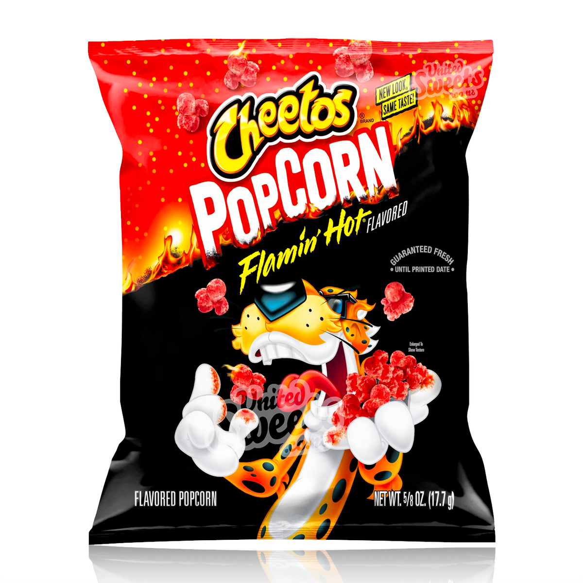 Cheetos Popcorn Flamin’ Hot 17.7g (BEST BEFORE: 02/2025) – United Sweets
